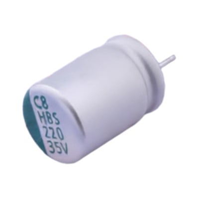 Lelon HBW220M1JTR-0608 Aluminum Polymer Capacitor