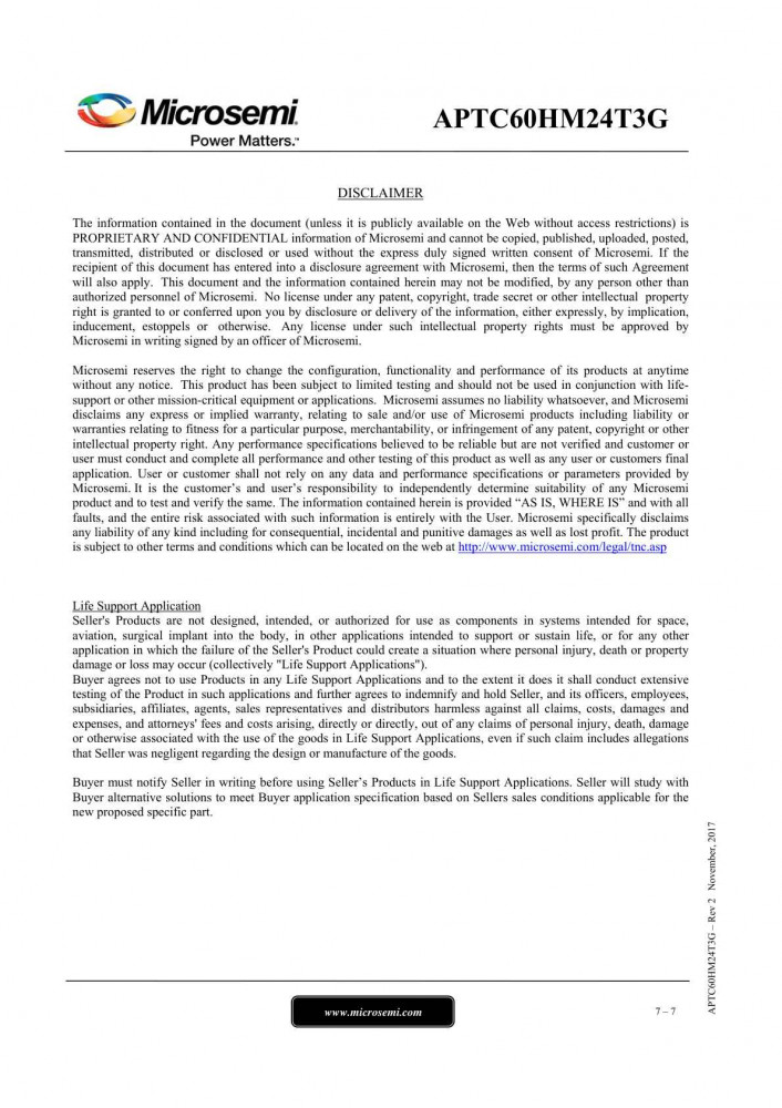 APTC60HM24T3G datasheet page 7