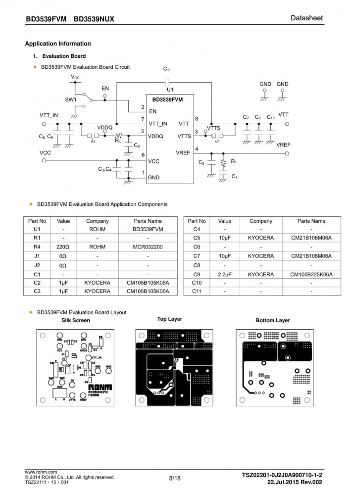 BD3539 datasheet page 8