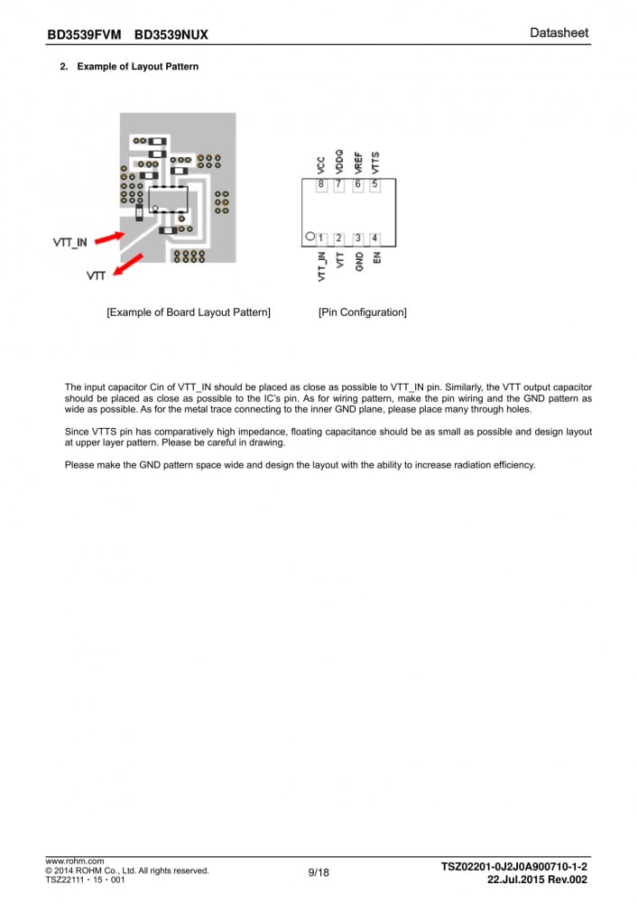 BD3539 datasheet page 9