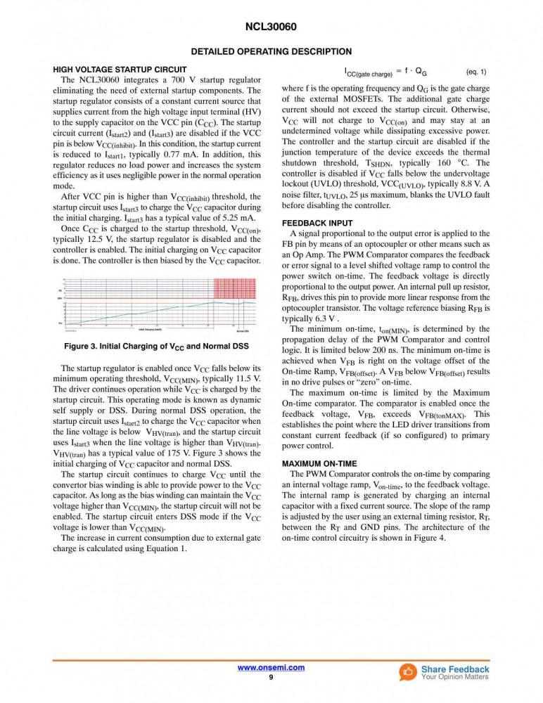 NCL30060 datasheet page 9