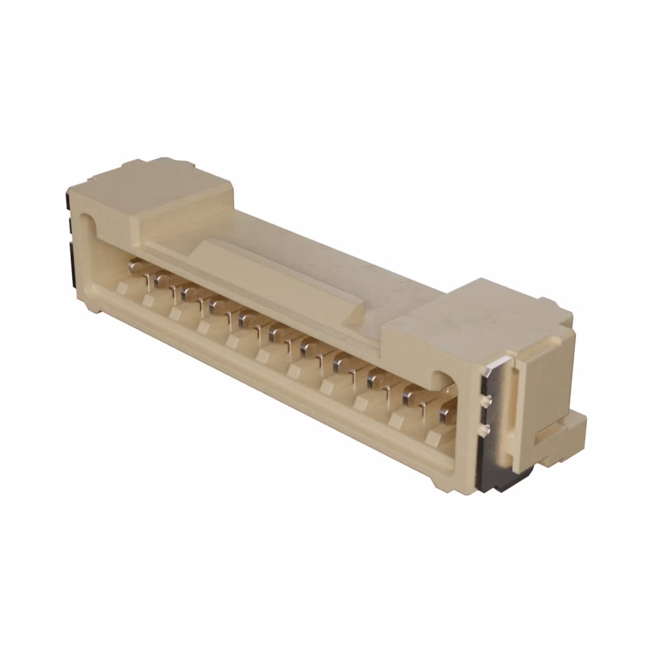 Micro-Lock 1.25mm Pitch Single-Row Right-Angle Header, Beige, 11 Circuits for sale