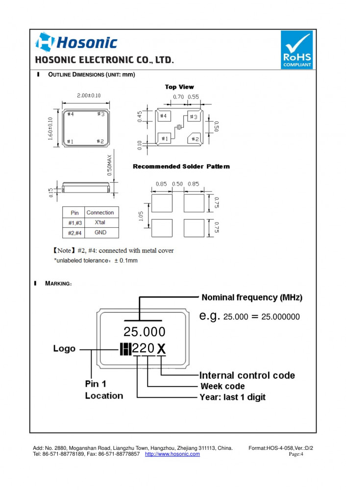 E1SB25E00001TE datasheet page 4