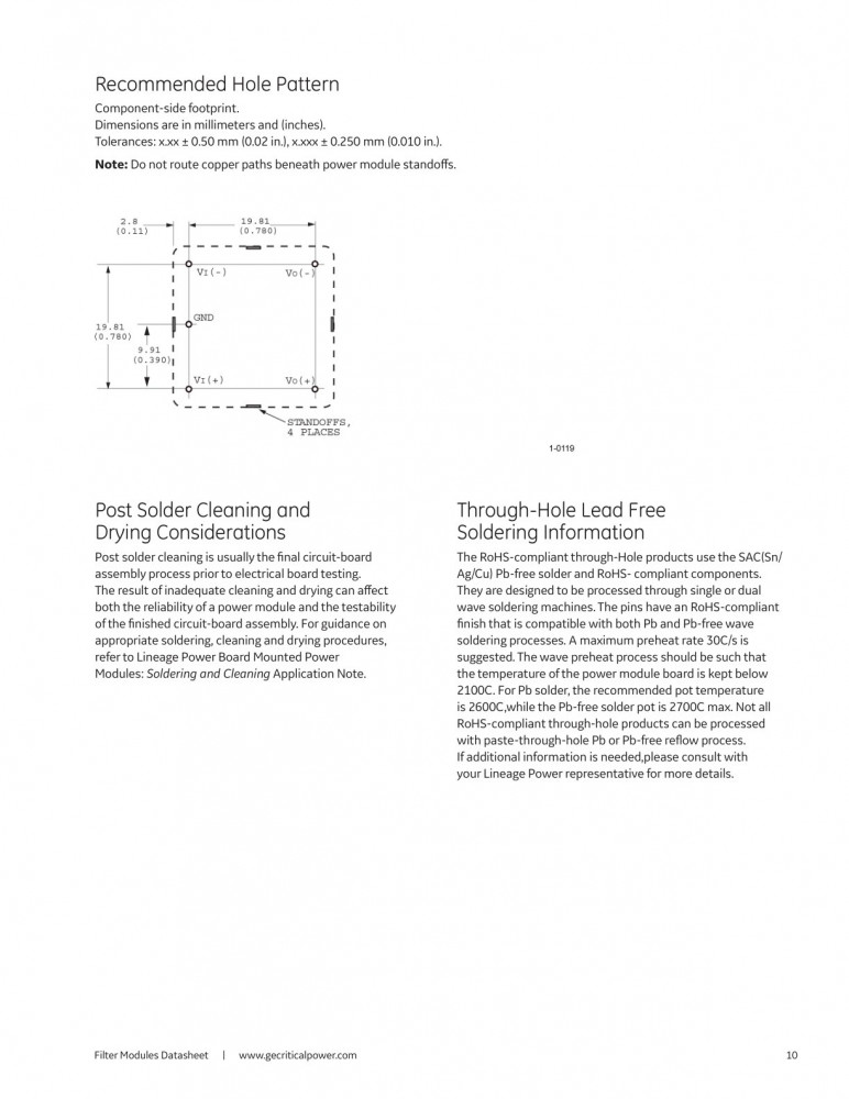 FLTR75V05 technical document page 10