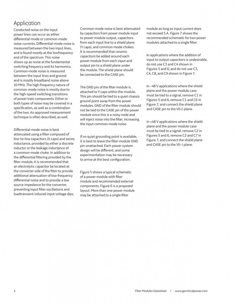 FLTR75V05 technical document page 4
