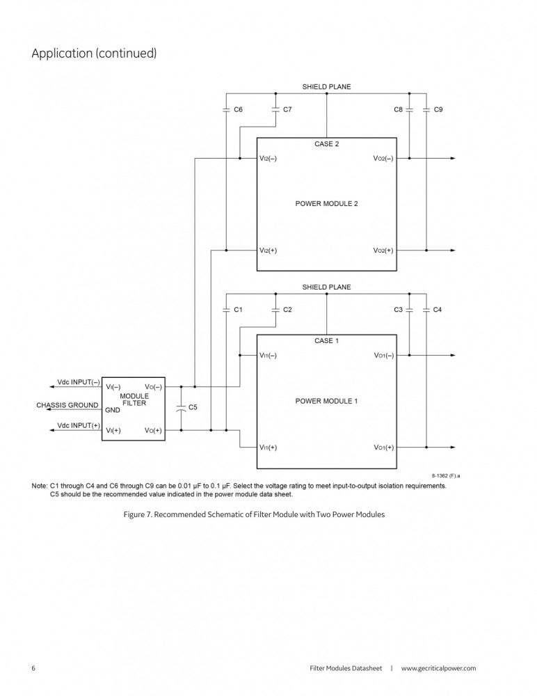FLTR75V05 technical document page 6