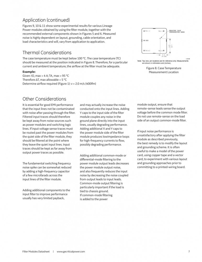 FLTR75V05 technical document page 7