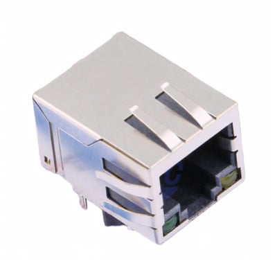 TE Connectivity 1-2301994-2 Modular Ethernet Connector Jack with Magnetics