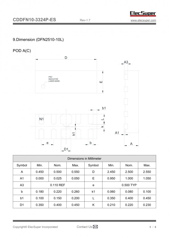CDDFN10-3324P-ES datasheet page 5