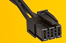 Mini-Fit BMI Header, Dual Row, Right-Angle, 24 Circuits, for 6.35mm PCB Thickness, Gold (Au) Plating
