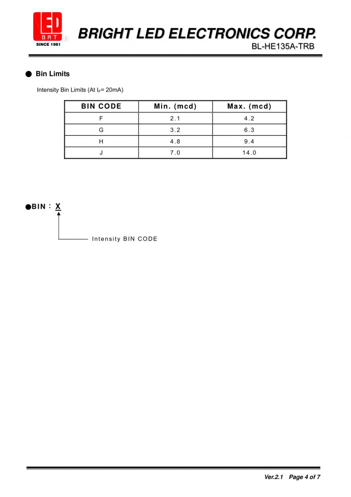 BL-HE135A-TRB datasheet page 4
