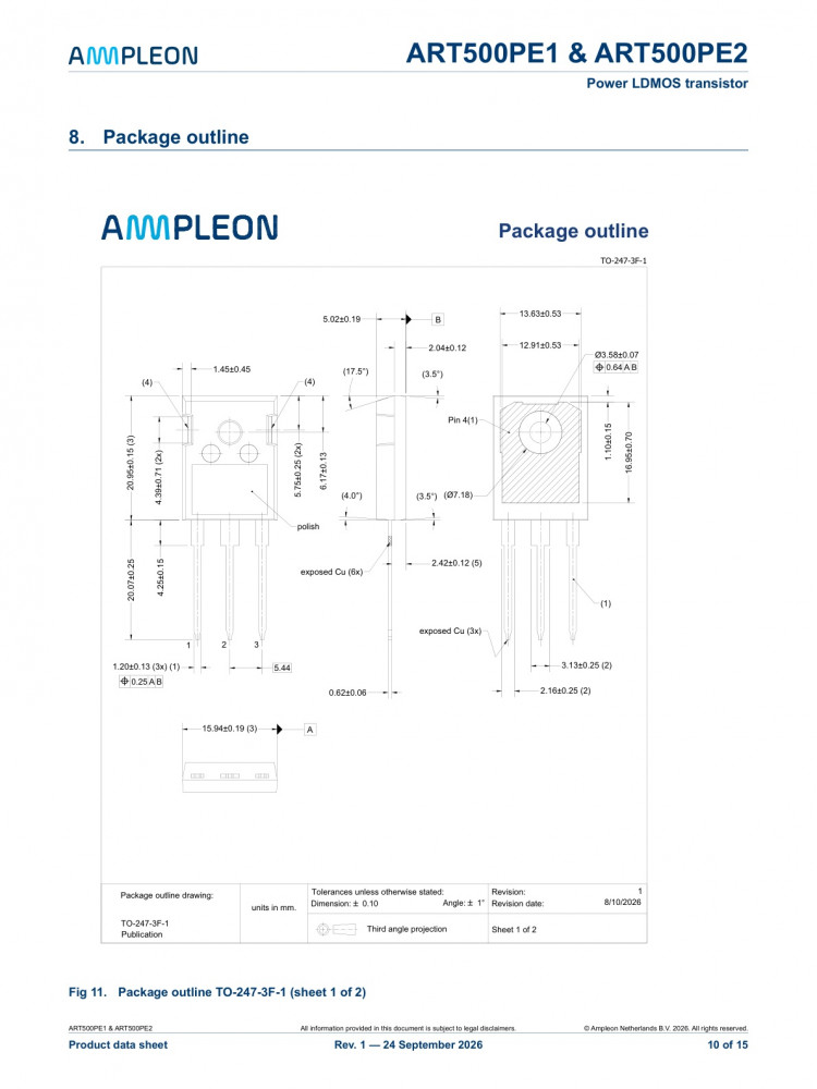 ART500PE1 technical document page 10