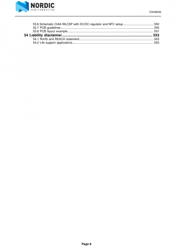 NRF52832 product specification page 8