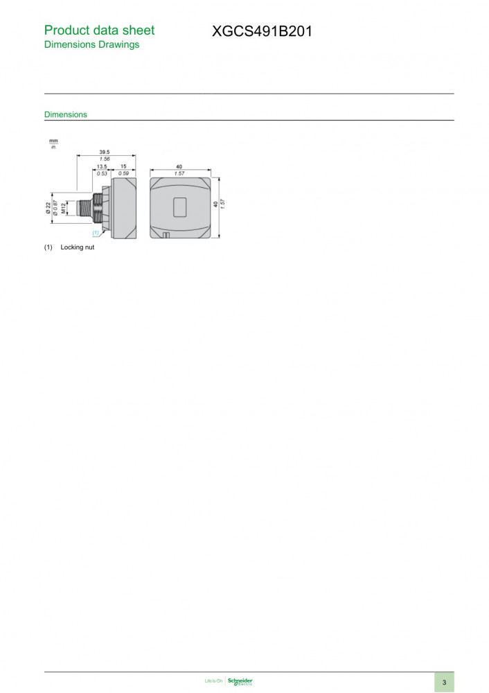 XGCS491B201 technical document page 3