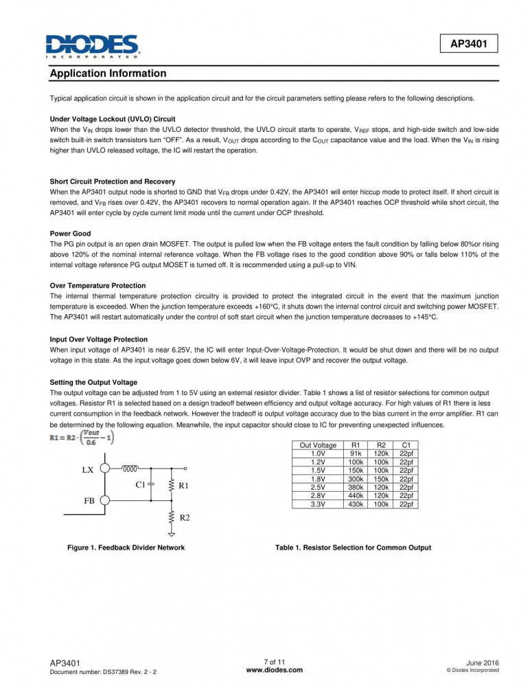 AP3401DNTR-G1 datasheet page 7