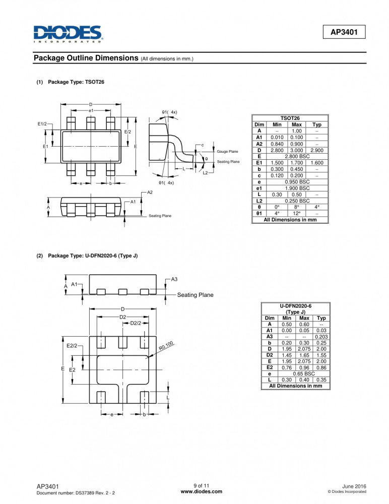 AP3401DNTR-G1 datasheet page 9