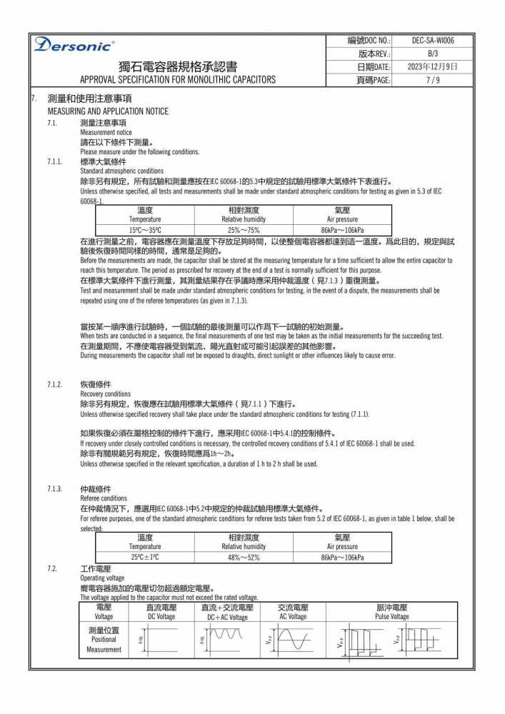 CD1E105MC9PER1E000 approval specification page 8