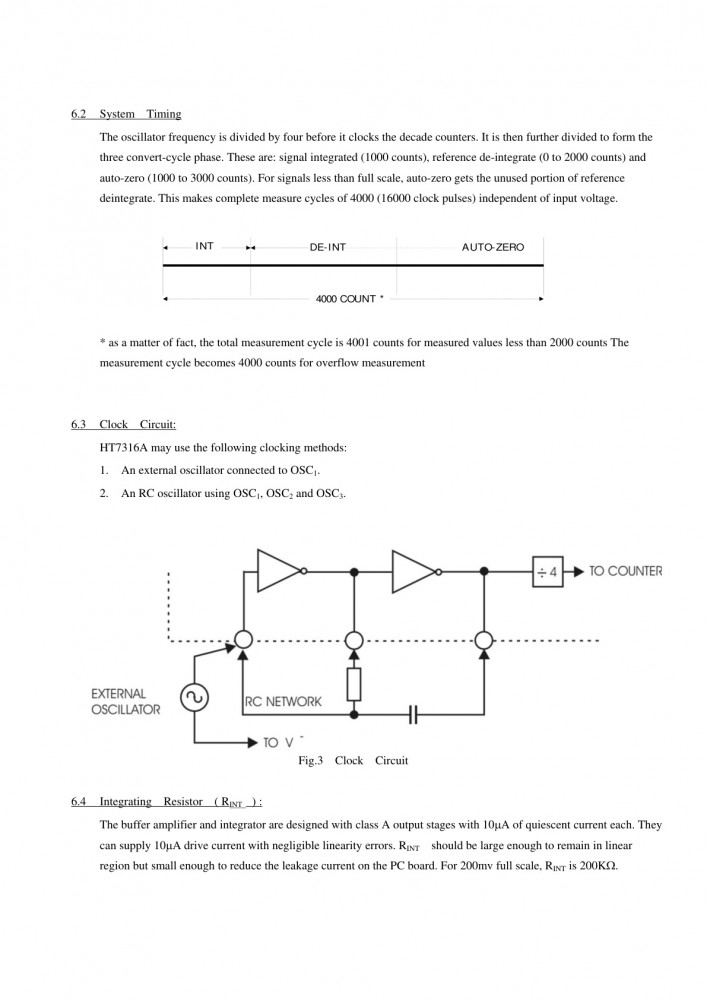 HT7316ARQZ datasheet page 6