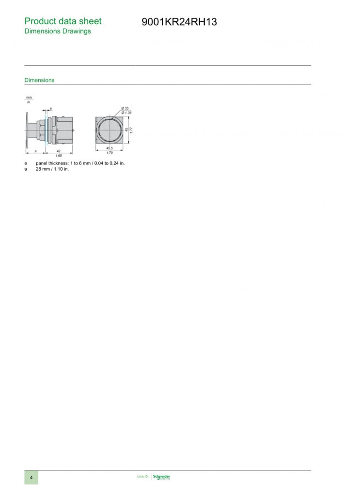 9001KR24RH13 technical document page 4