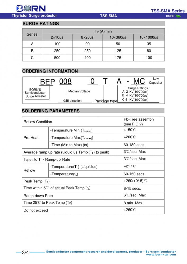 BEP0080TB-MC datasheet page 3