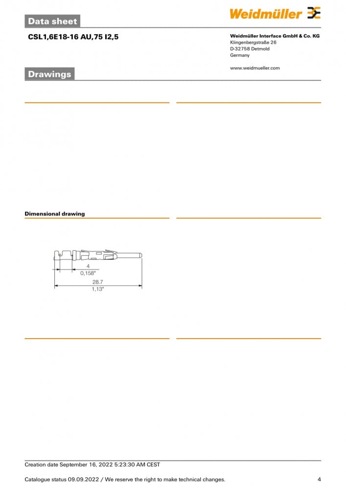 WEIDMULLER 1426700000 technical document page 4