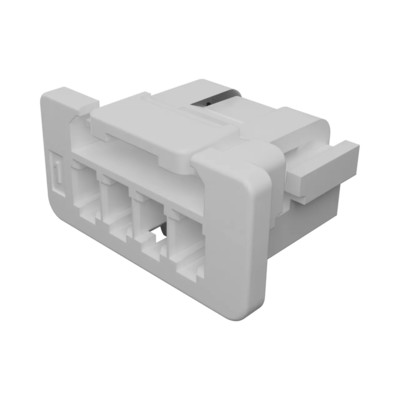 DuraClik ISL Wire-to-Board Receptacle Housing, Single Row, White, 4 Circuits for sale