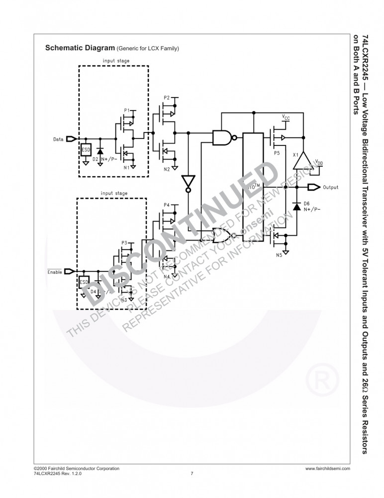 74LCXR2245 datasheet page 7