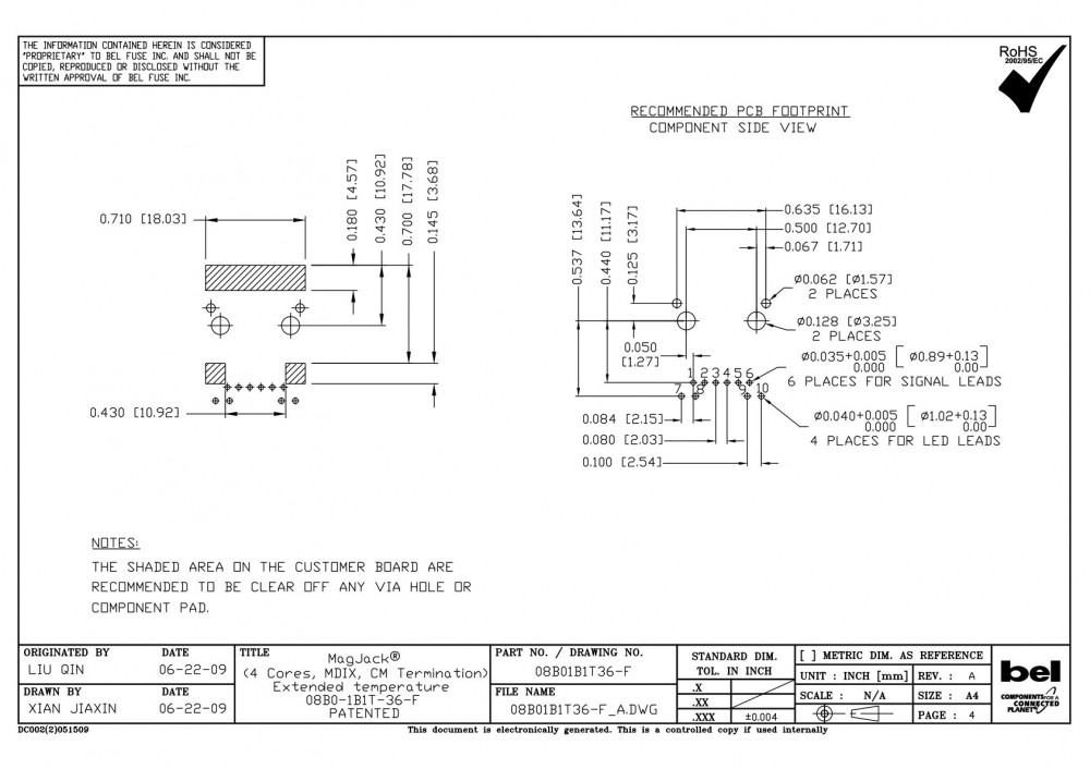 08B0-1B1T-36-F technical drawing page 3