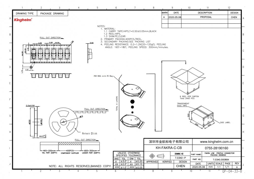 Kinghelm KH-FAKRA-C-CB technical drawing page 3