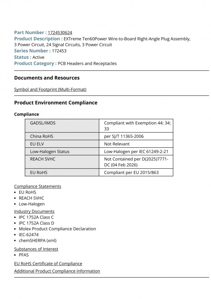 Product document preview, page 1