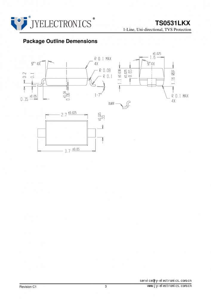 TS0531LKX datasheet page 3