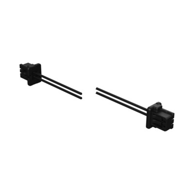 OneBlade-to-OneBlade Off-the-Shelf (OTS) Cable Assembly, 1.00mm Pitch, Single Row, 150.00mm Length, Tin (Sn) Plating, 2 Circuits, Black for sale