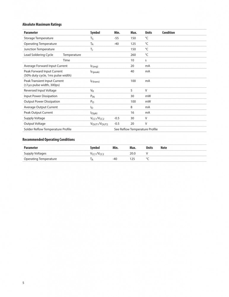 ACFL-5211T datasheet page 5