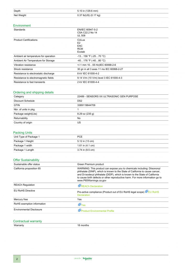 XXA30S1AM12 technical document page 2