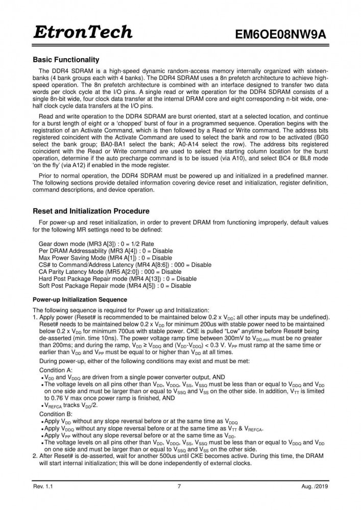 EM6OE08NW9A-07H datasheet page 7