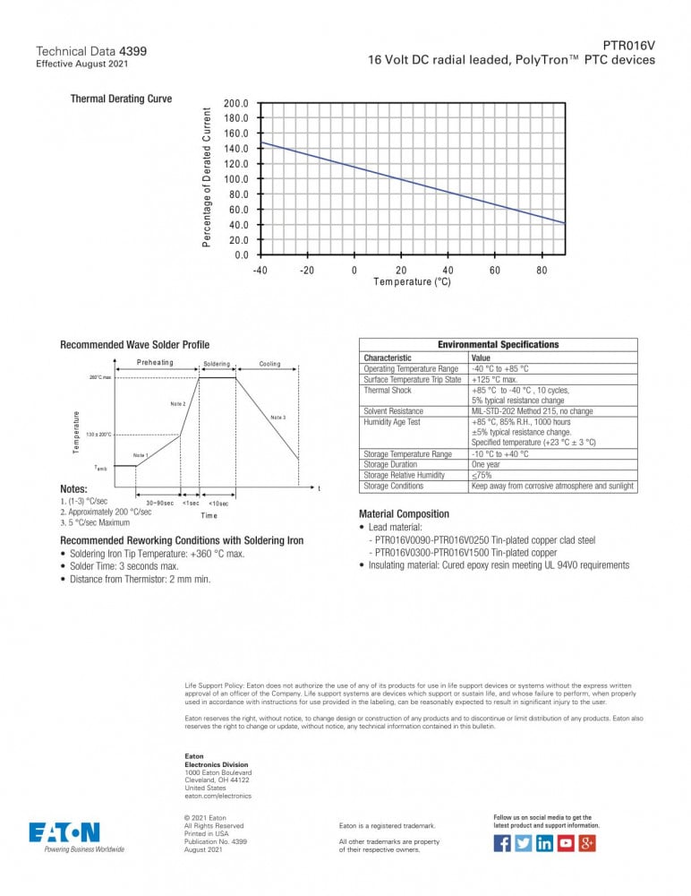 EATON PTR016V0600-TR1 datasheet page 4