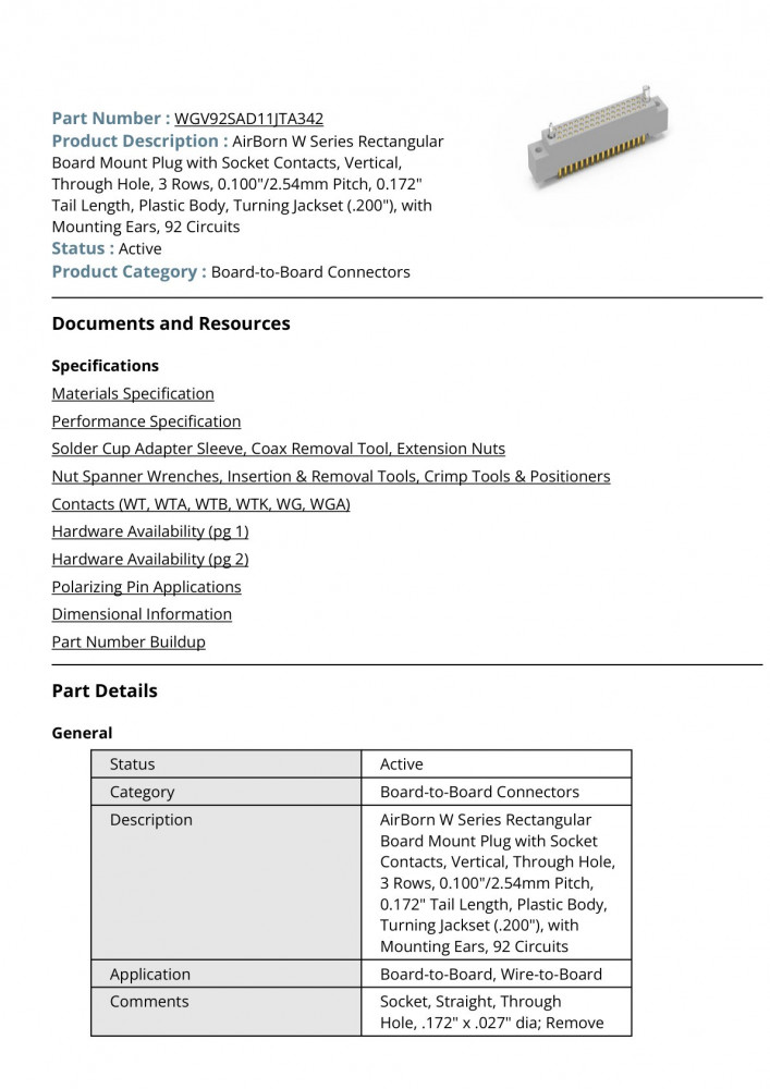 WGV92SAD11JTA342 technical document image 1