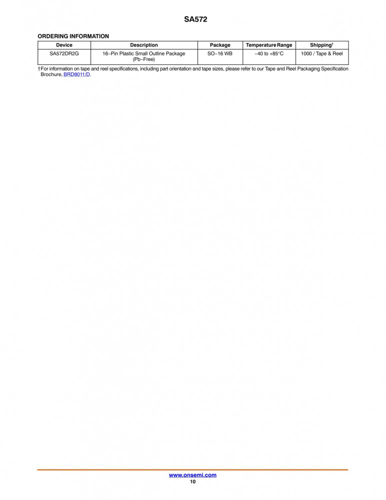 SA572 datasheet page 10