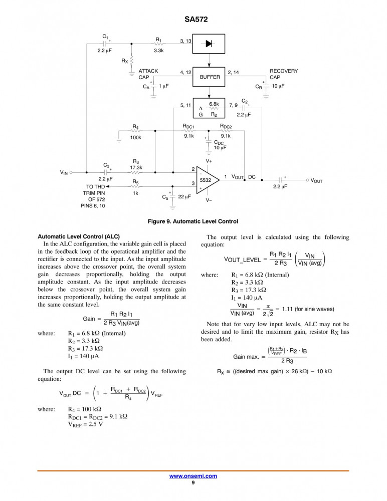 SA572 datasheet page 9
