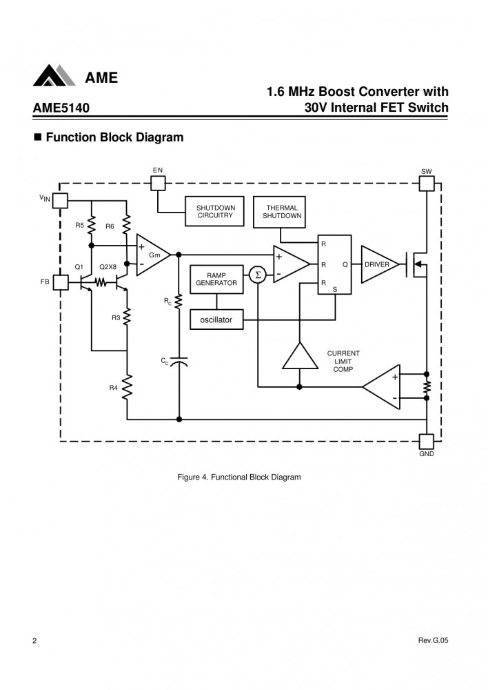 AME5140 datasheet page 2