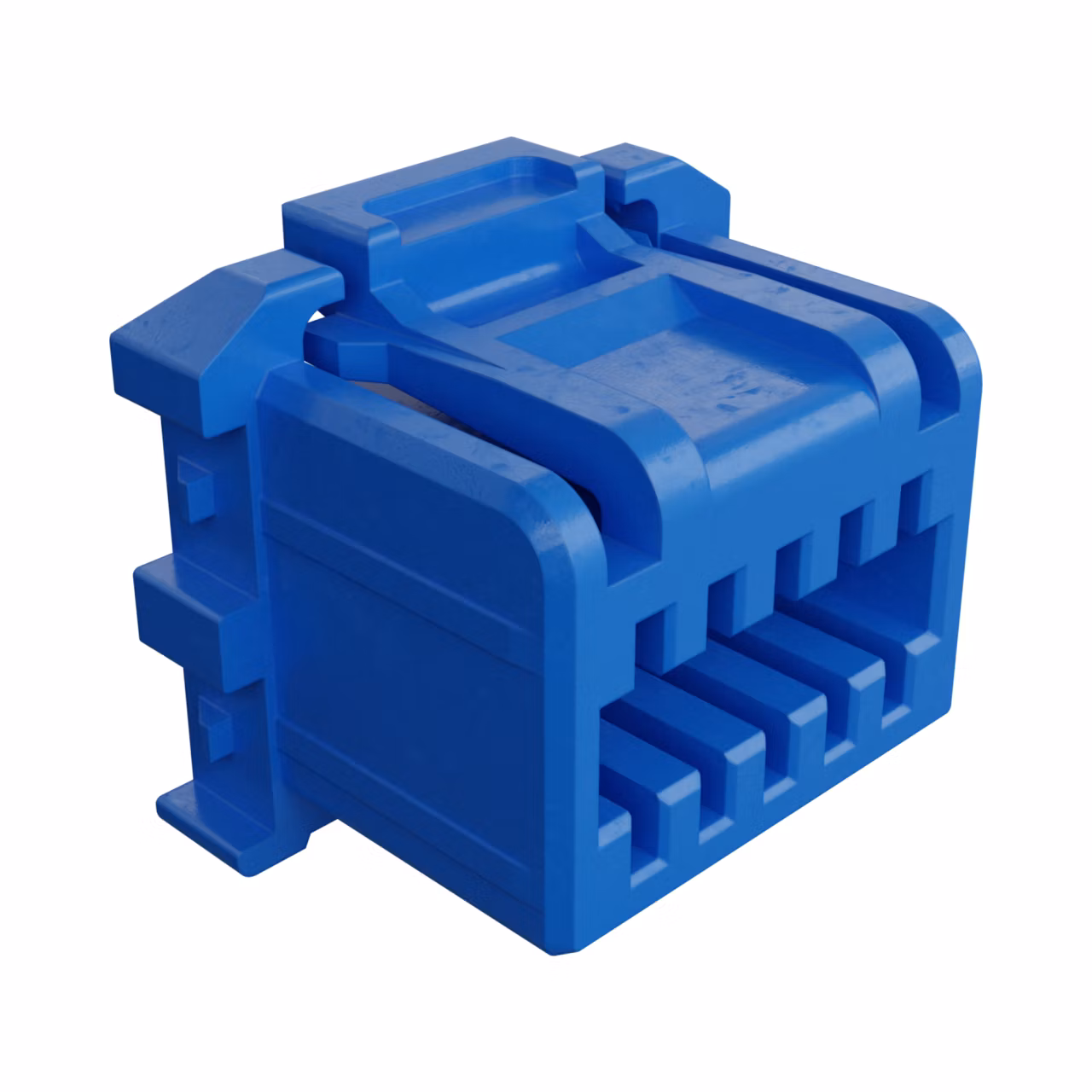 Micro-Lock Plus TPA Type Receptacle Housing, 1.25mm Pitch, Dual Row, Positive Lock, 10 Circuits, Blue for sale