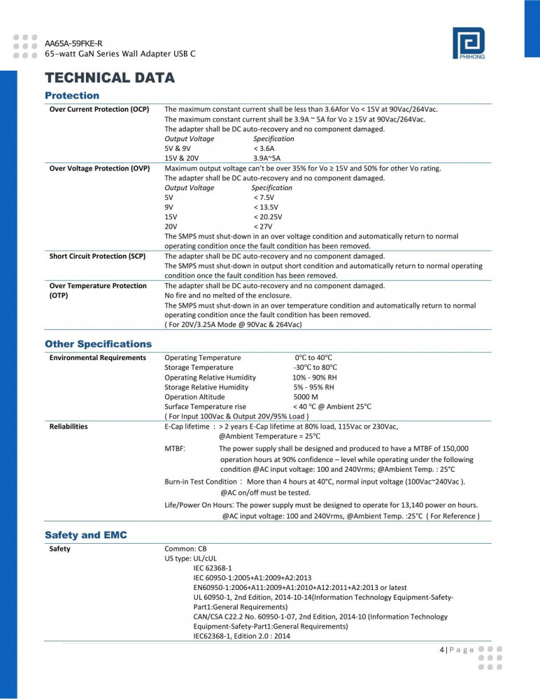 AA65A-59FKE-R datasheet page 4