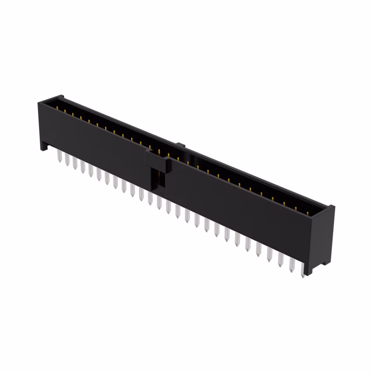 C-Grid III PCB Header, 2.54mm Pitch, Through Hole, Single Row, Vertical, Shrouded, 27 Circuits, 0.05µm Gold (Au) Flash Plating for sale