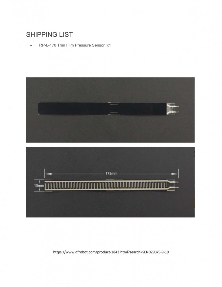 SEN0293 RP-L-170 product documentation page 3
