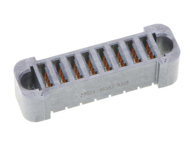 EXTreme Ten60Power Vertical Receptacle with Side Guides, 8 DC Power Circuits, Press Fit Tail for sale