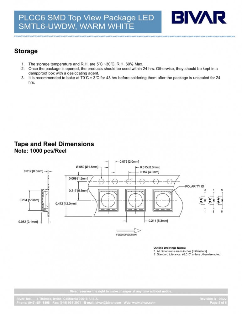 SMTL6-UWDW datasheet page 5