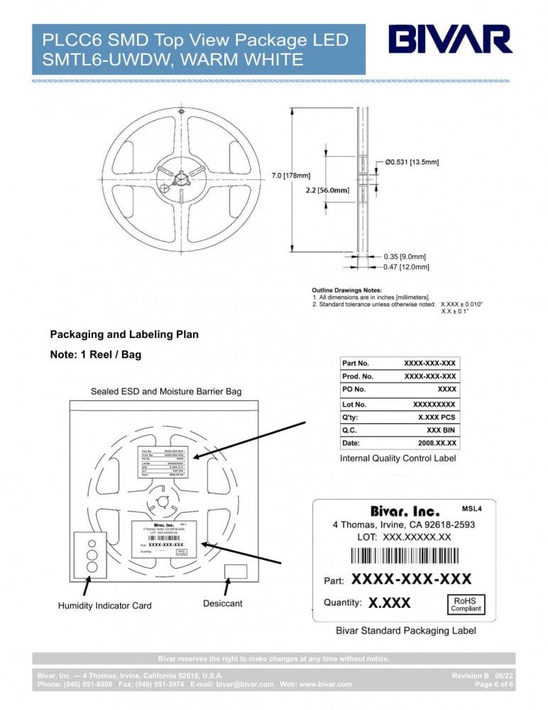 SMTL6-UWDW datasheet page 6