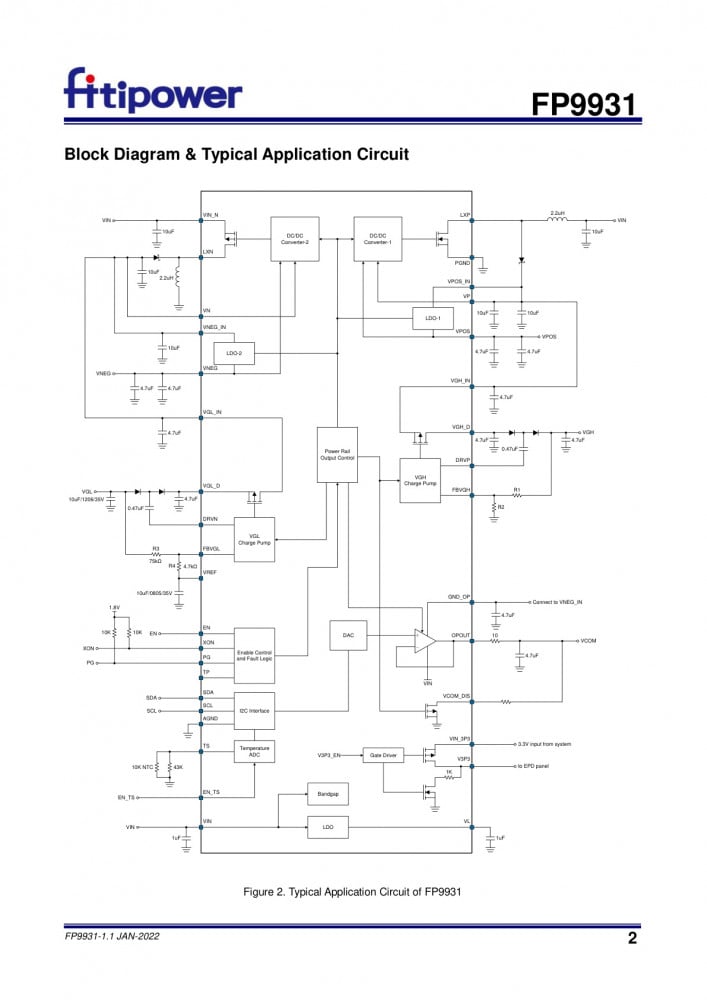 FP9931WD datasheet page 2