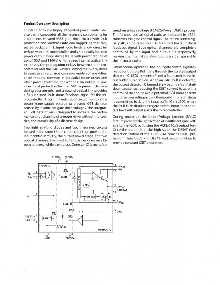 ACPL-5160-300 datasheet page 3