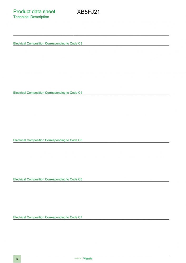 XB5FJ21 technical document page 6